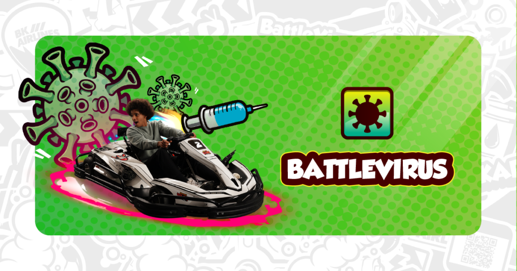 BattleKart BattleVirus, in this 100% cooperative game mode