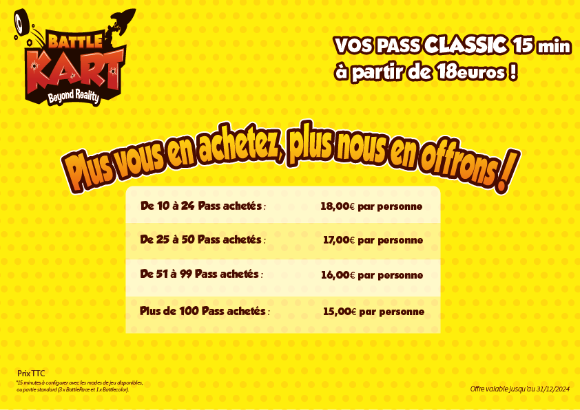 BattleKart - Votre karting avec réalité augmentée à Arcachon