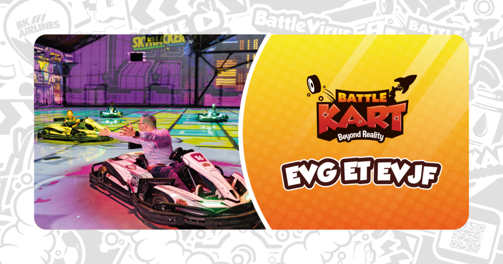 BattleKart - Vis un EVG/ EVJF inoubliable dans nos centres