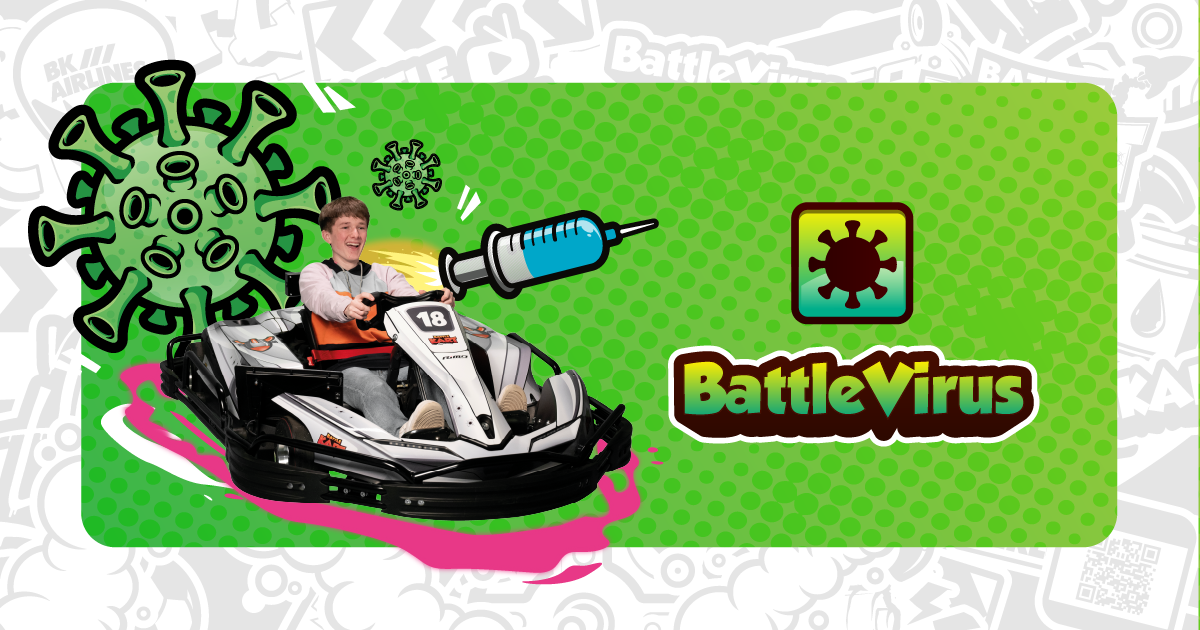 BattleKart BattleVirus, in this 100% cooperative game mode